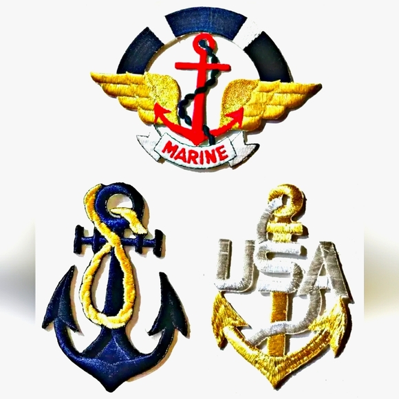 Unbranded | Other | New 3pc Nautical Logospatchesemblemsappliqus ...